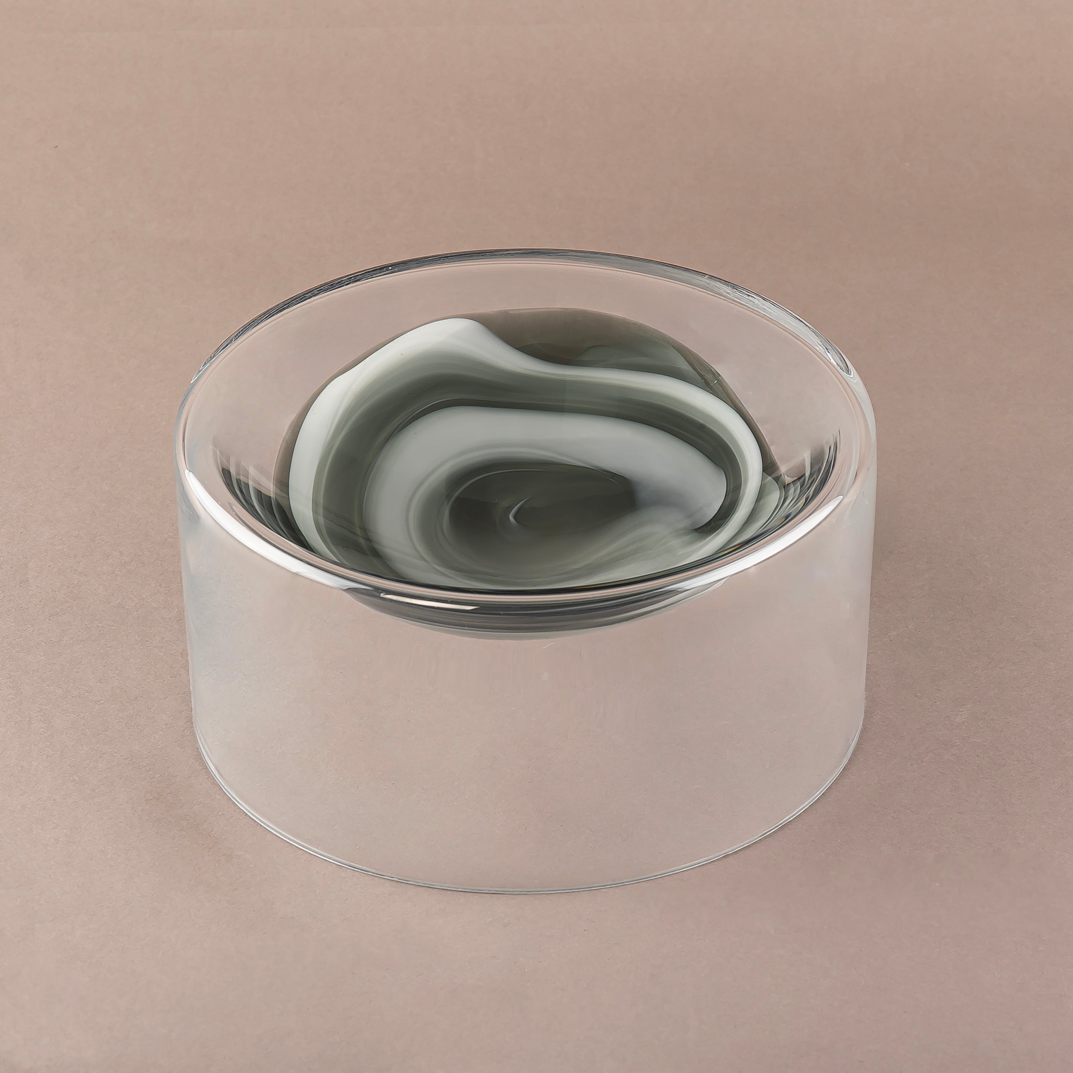 Glass Serving Stand - Grey – CASCADES
