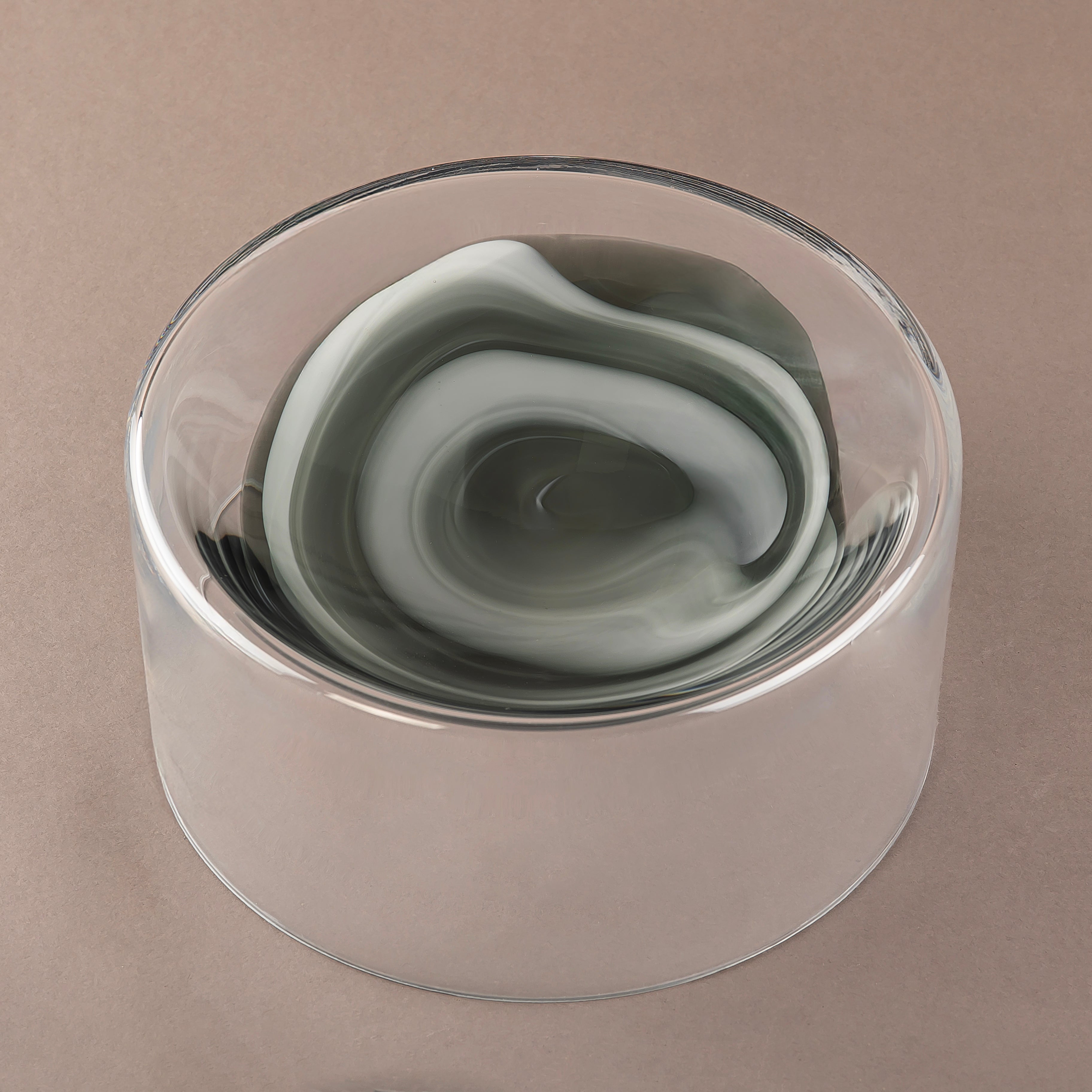 Glass Serving Stand - Grey – CASCADES
