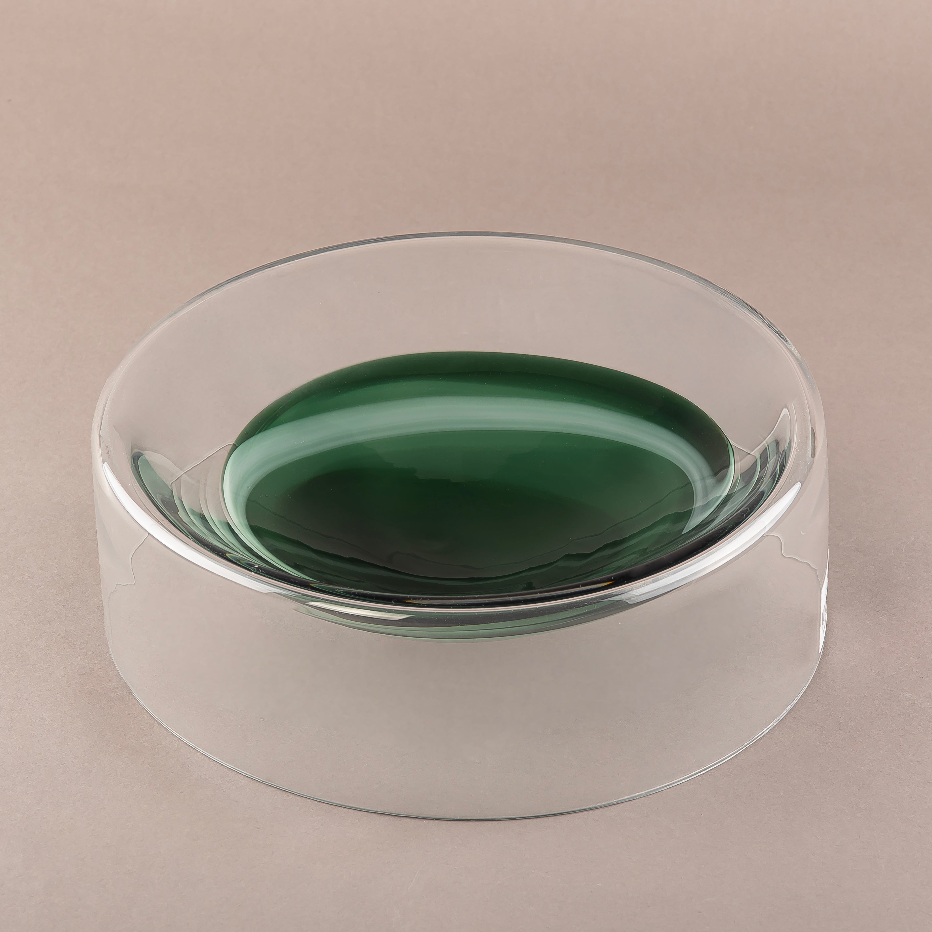 Glass Serving Stand -Green – CASCADES